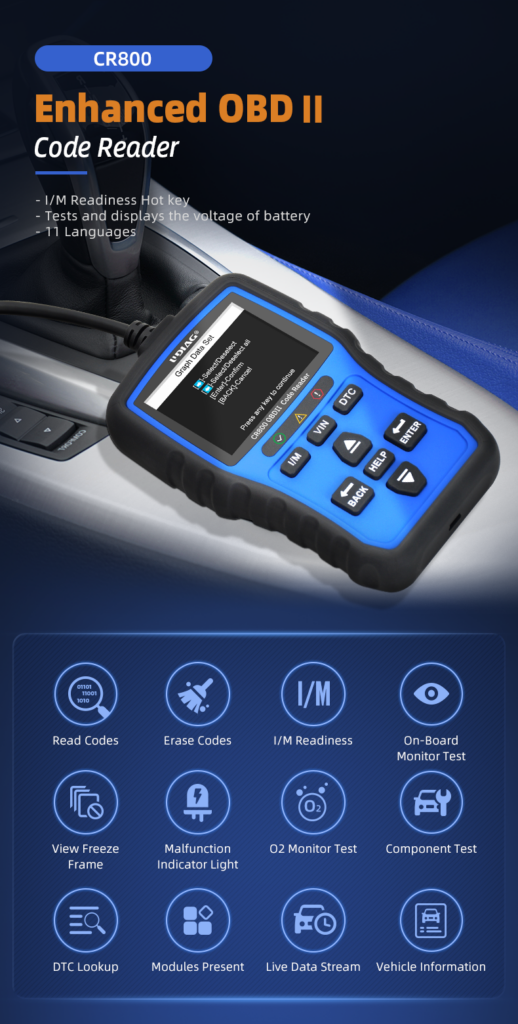 CR800 Entry-Level OBDII Code Reader